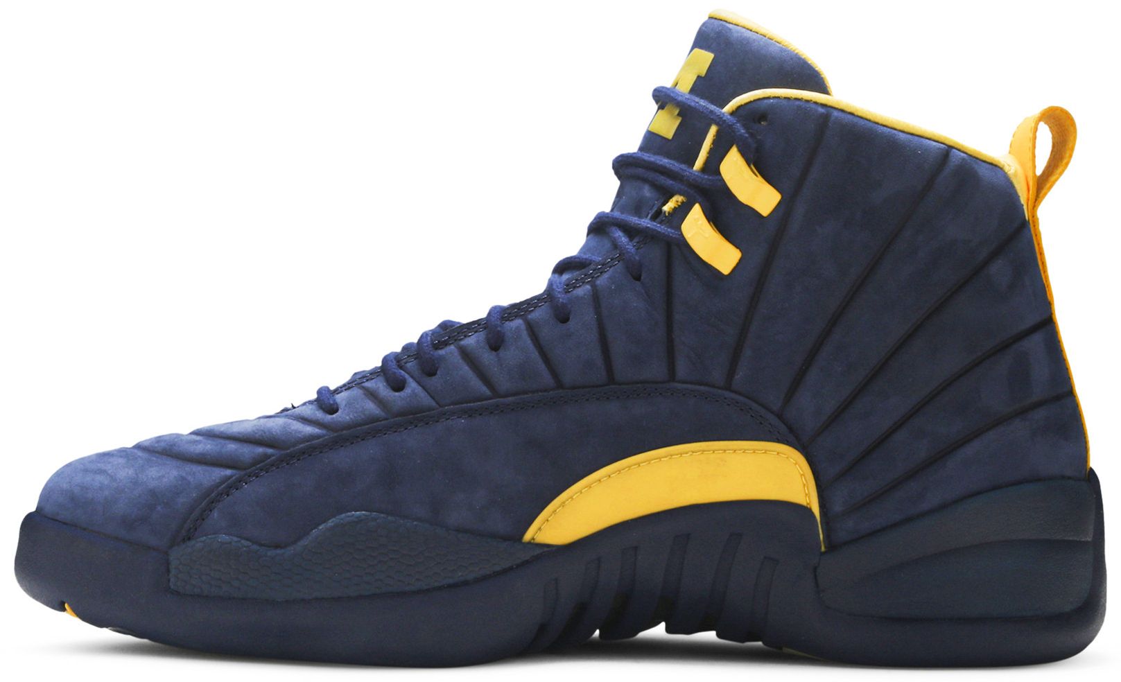 Buy PSNY x Air Jordan 12 Retro 'Michigan Wolverines' PE - AA1233 808572 ...