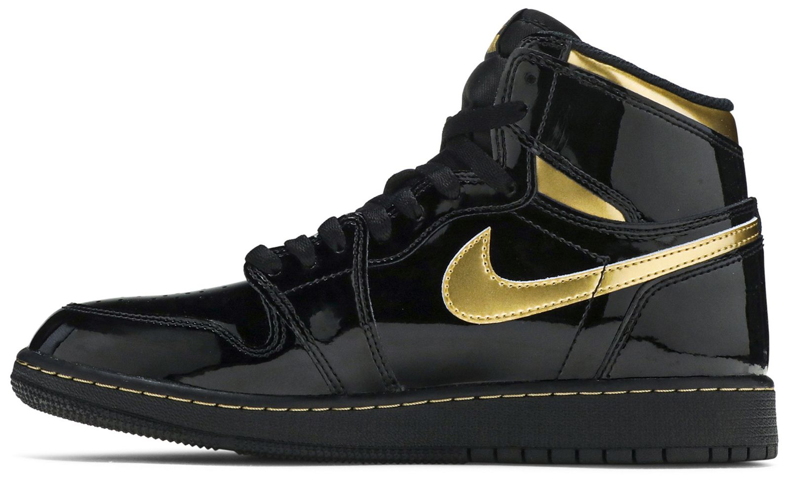 Buy Air Jordan 1 Retro High OG GS 'Black Metallic Gold' - 575441 032 | GOAT
