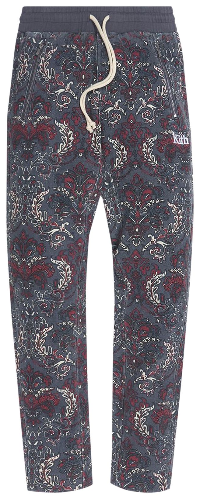 Buy Kith Printed Fleece Sport Bleecker 'Navy Floral' - KH6397 102 | GOAT