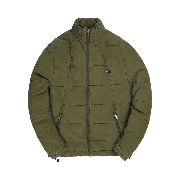 Buy Kith Quilted Jacket 'Olive' - KH1274 106 | GOAT
