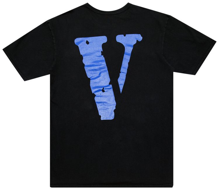 Buy Vlone Staple T-Shirt 'Black/Blue' - 1020 100000103STS BLUE | GOAT