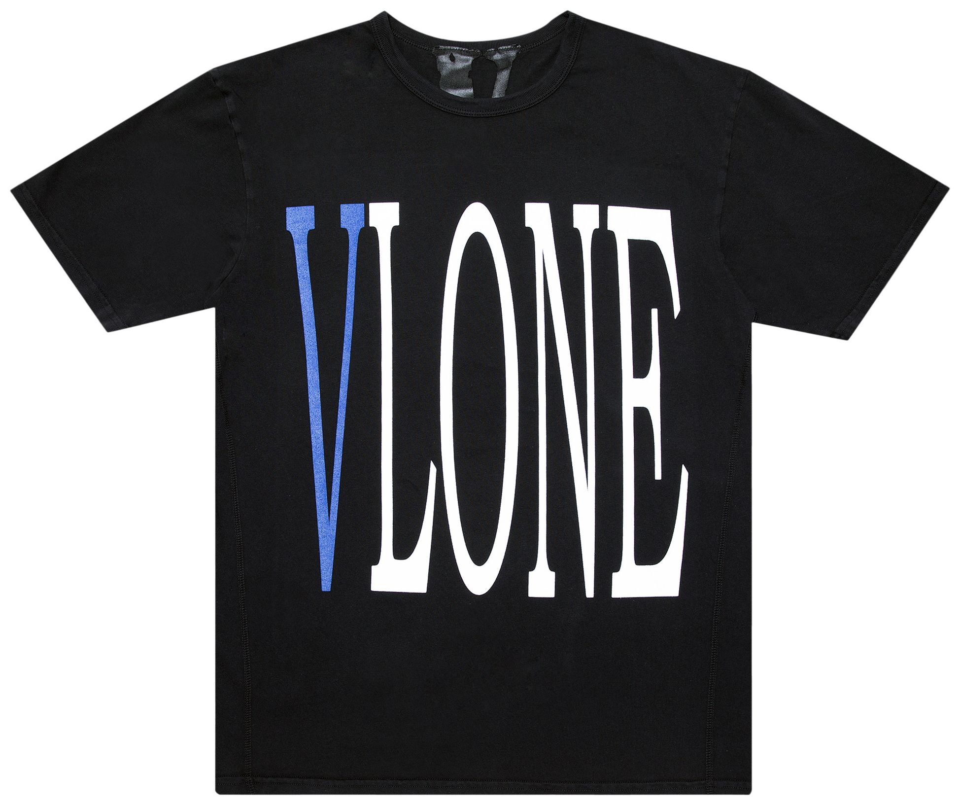 Buy Vlone Staple T-Shirt 'Black/Blue' - 1020 100000103STS BLUE | GOAT