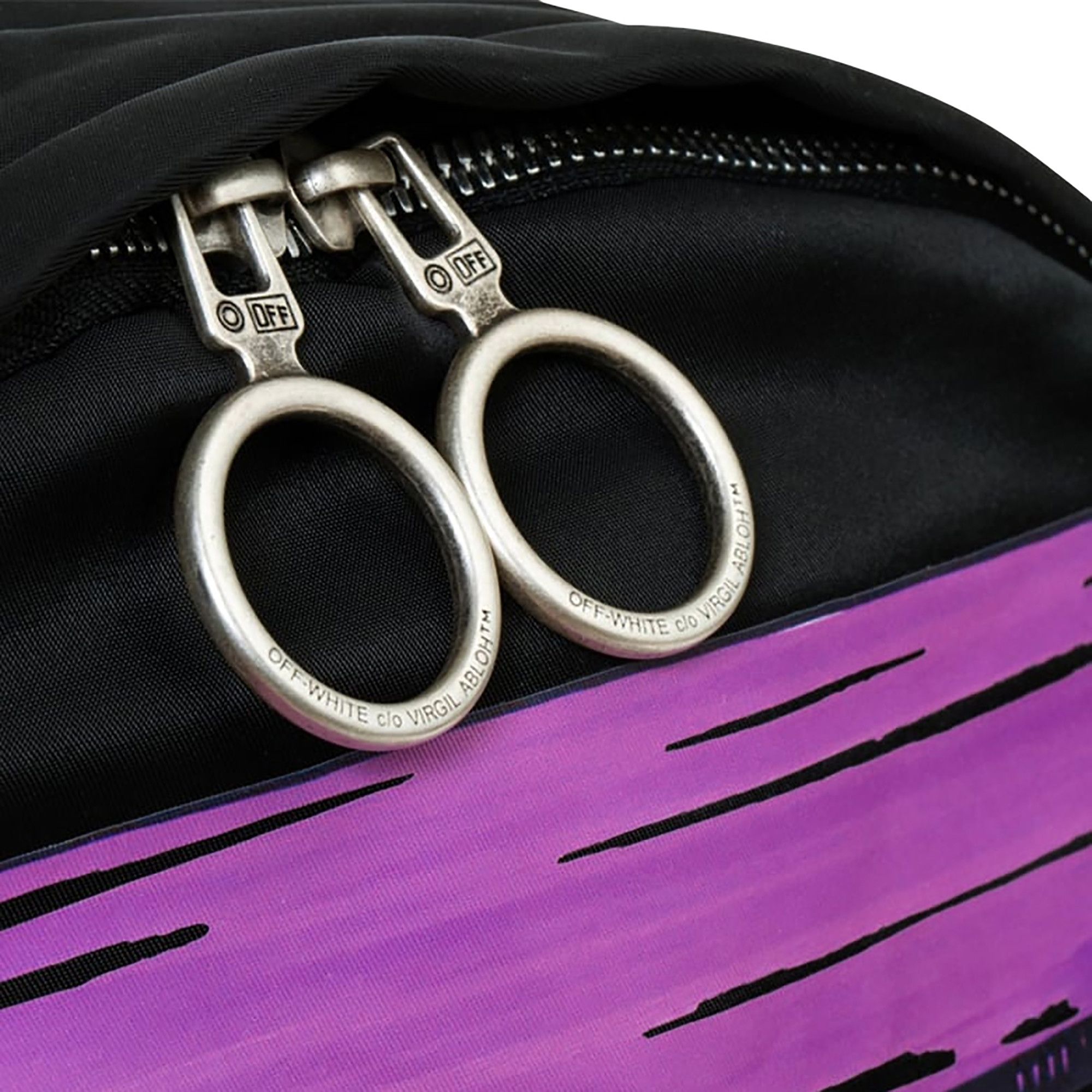 Buy Off-White Marker Backpack 'Black/Fuchsia' - OMNB003R21FAB0021032 | GOAT