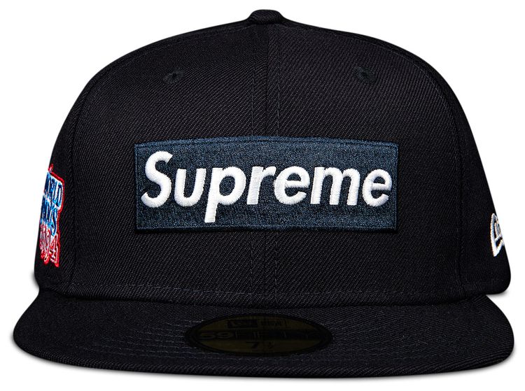Buy Supreme World Famous Box Logo New Era 'Navy' - FW20H77 NAVY | GOAT
