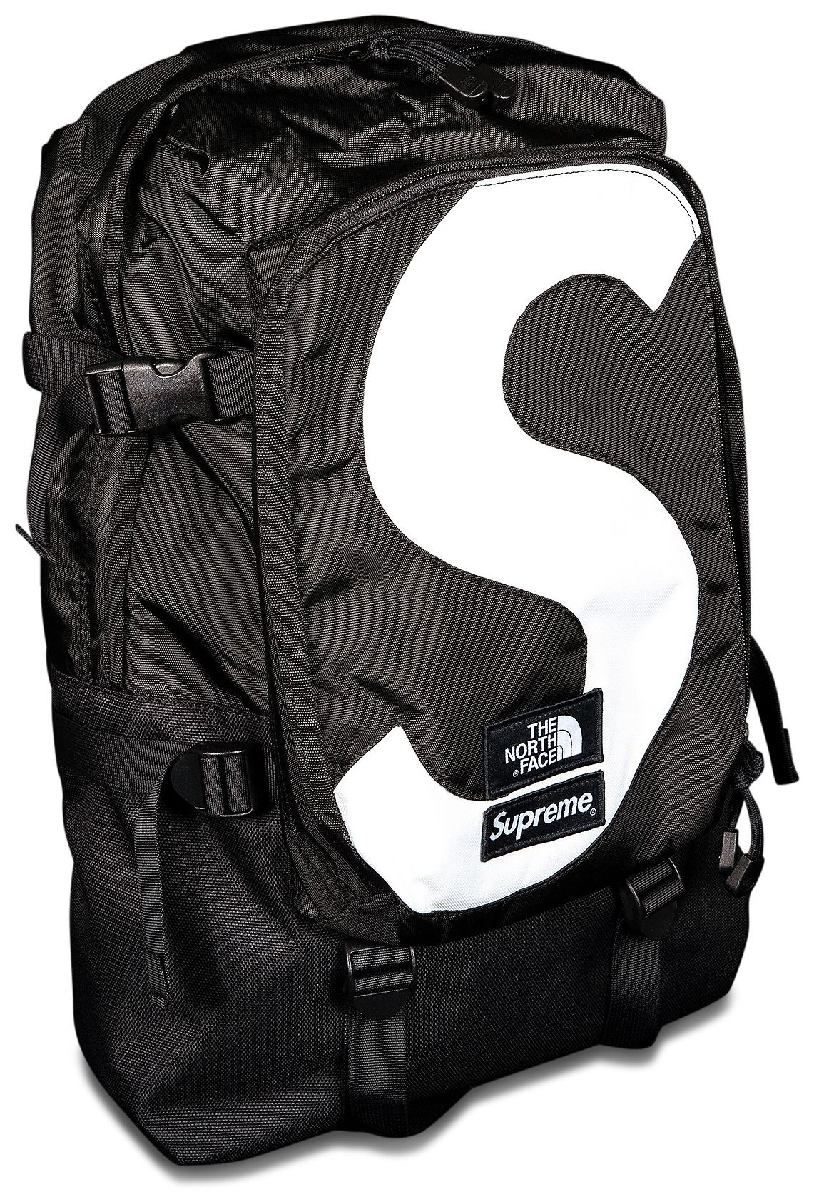 Buy Supreme x The North Face S Logo Expedition Backpack 'Black ...