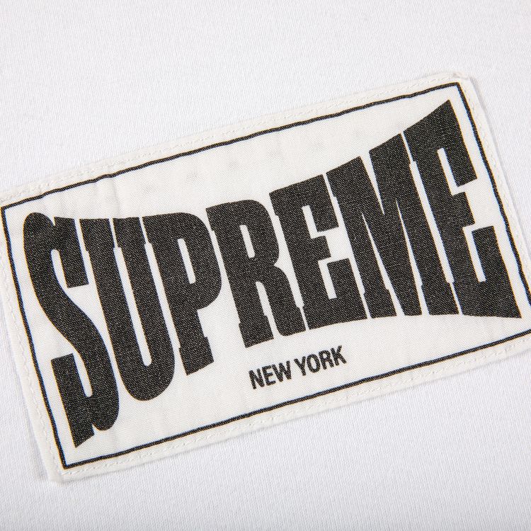 Buy Supreme Woven Label Long-Sleeve Top 'White' - FW20KN65 WHITE | GOAT