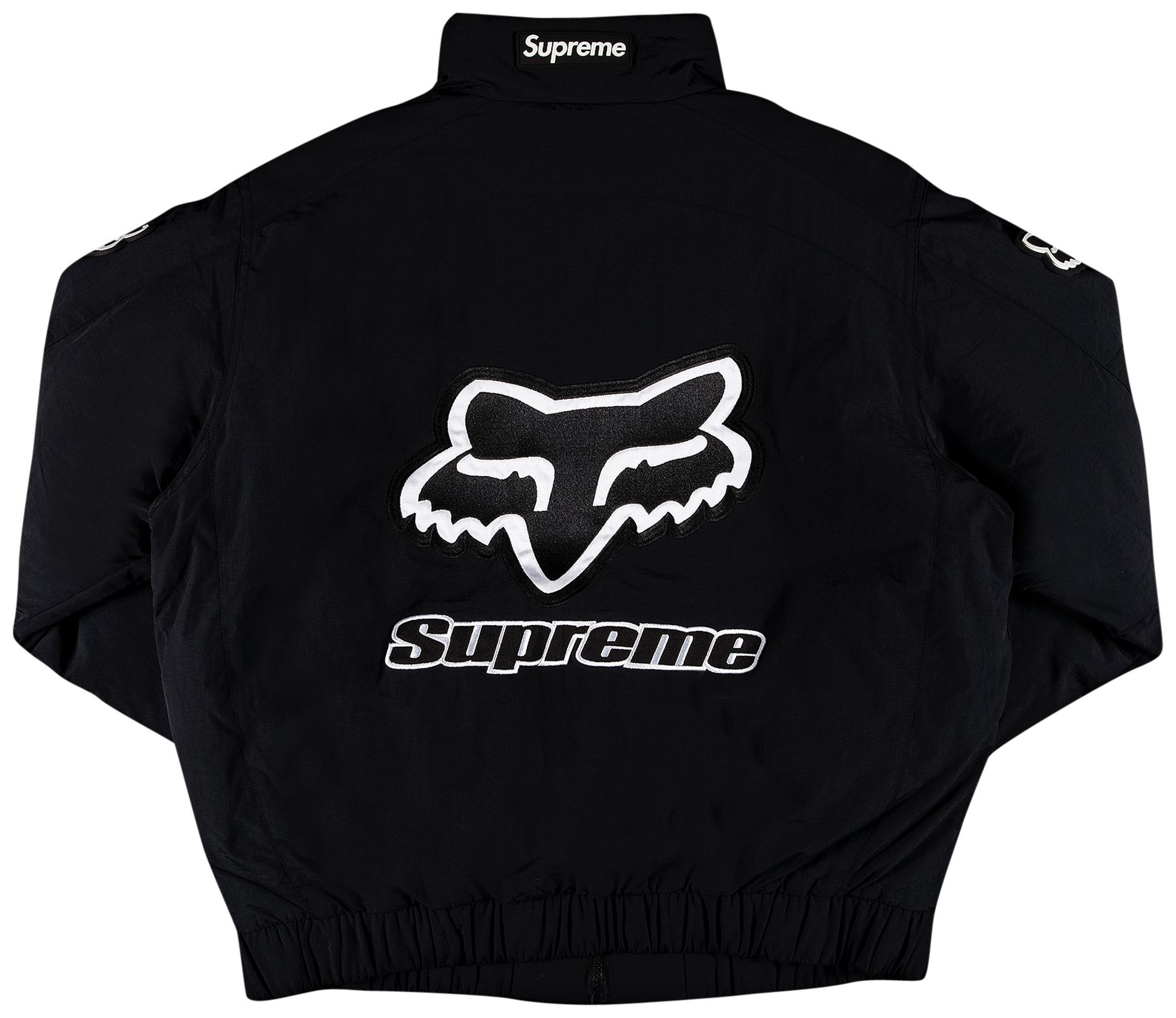 Buy Supreme x Fox Racing Puffy Jacket 'Black' - FW20J10 BLACK | GOAT