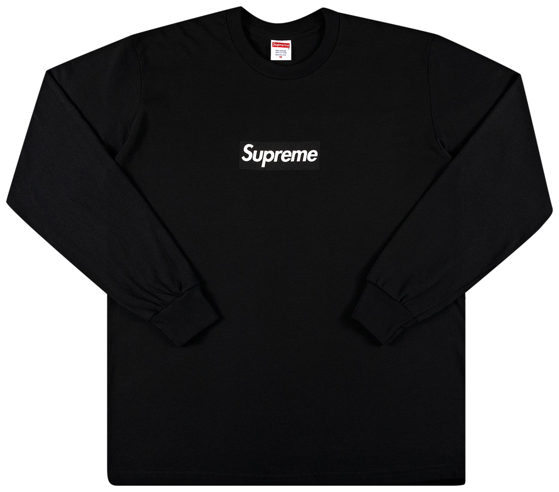 Buy Supreme Box Logo Long-Sleeve Tee 'Black' - FW20T15 BLACK | GOAT