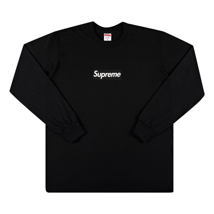 Buy Supreme Box Logo Long-Sleeve Tee 'Black' - FW20T15 BLACK | GOAT