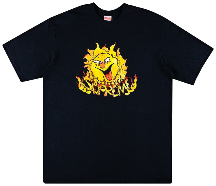 Buy Supreme Sun Tee 'Navy' - FW20T19 NAVY | GOAT UK