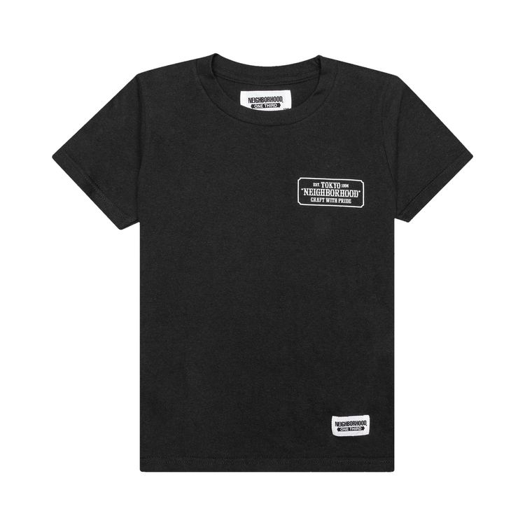 Buy Neighborhood Kid's Bar & Shield C-Tee 'Black' - 202LBOT ST01 BLAC ...