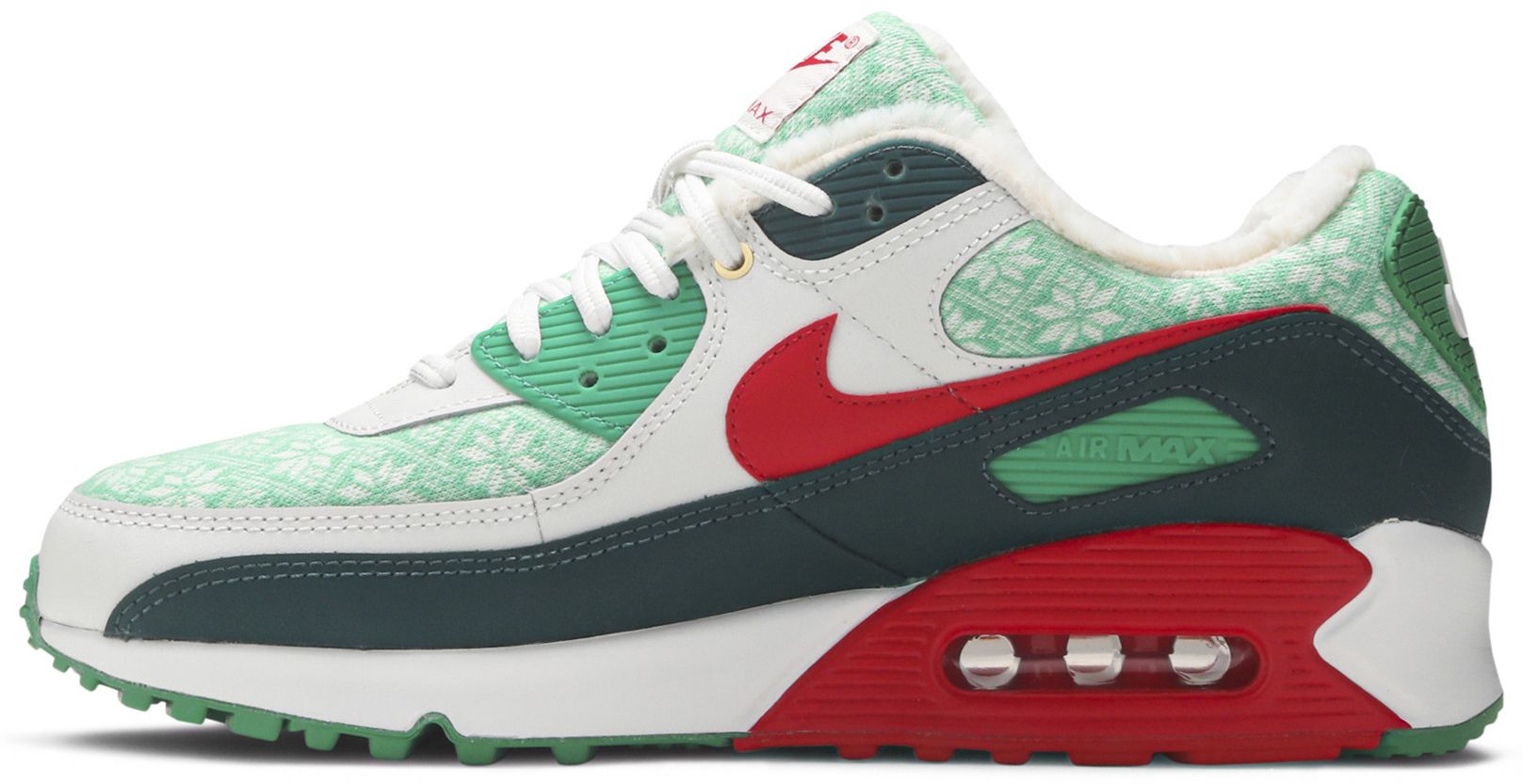 Buy Nike Air Max 90 'Christmas Sweater' - DC1607 100 | GOAT