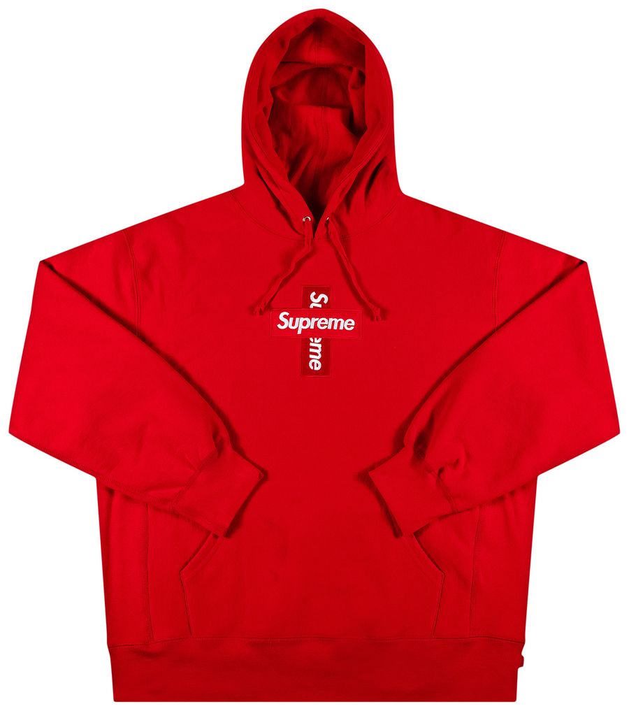 Buy Supreme Cross Box Logo Hooded Sweatshirt 'Red' - FW20SW70 RED | GOAT