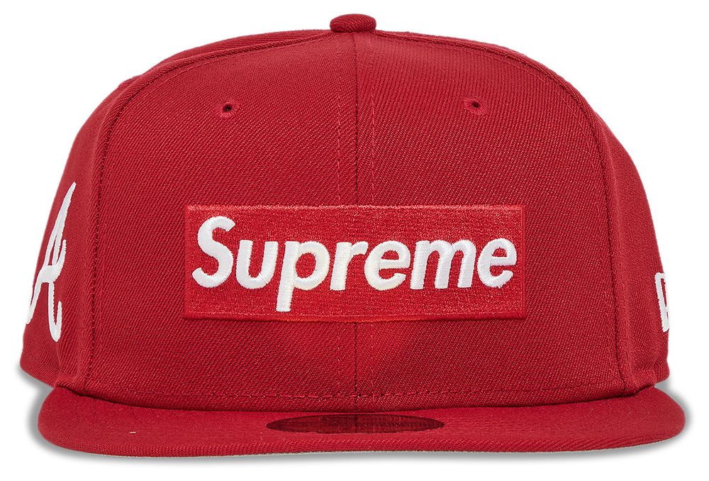 Buy Supreme x MLB Teams Box Logo New Era 'Red - Atlanta' - SS24H85E RED ...
