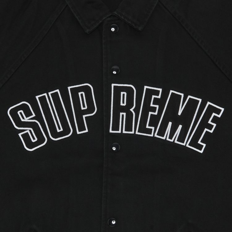 Buy Supreme Arc Denim Coaches Jacket 'Black' - SS24J85 BLACK | GOAT