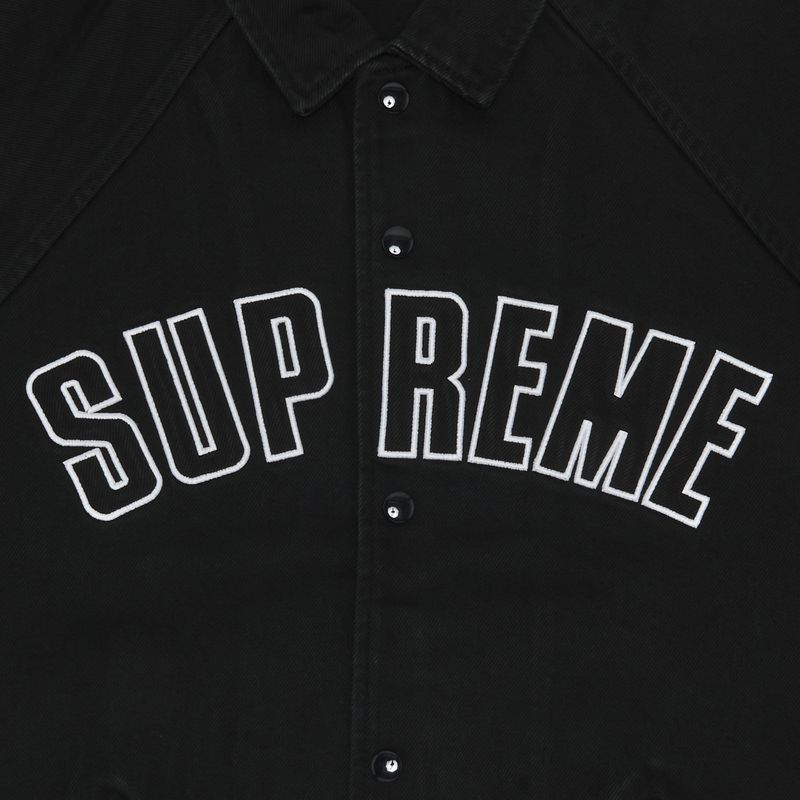 Buy Supreme Arc Denim Coaches Jacket 'Black' - SS24J85 BLACK | GOAT