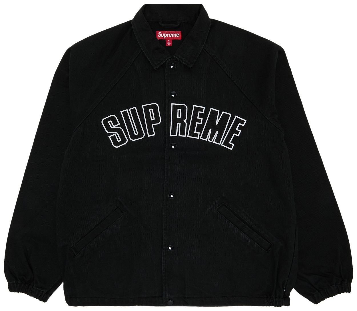 Buy Supreme Arc Denim Coaches Jacket 'Black' - SS24J85 BLACK | GOAT