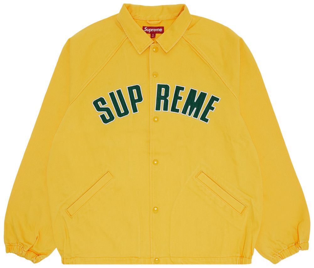 Buy Supreme Arc Denim Coaches Jacket 'Yellow' - SS24J85 YELLOW | GOAT