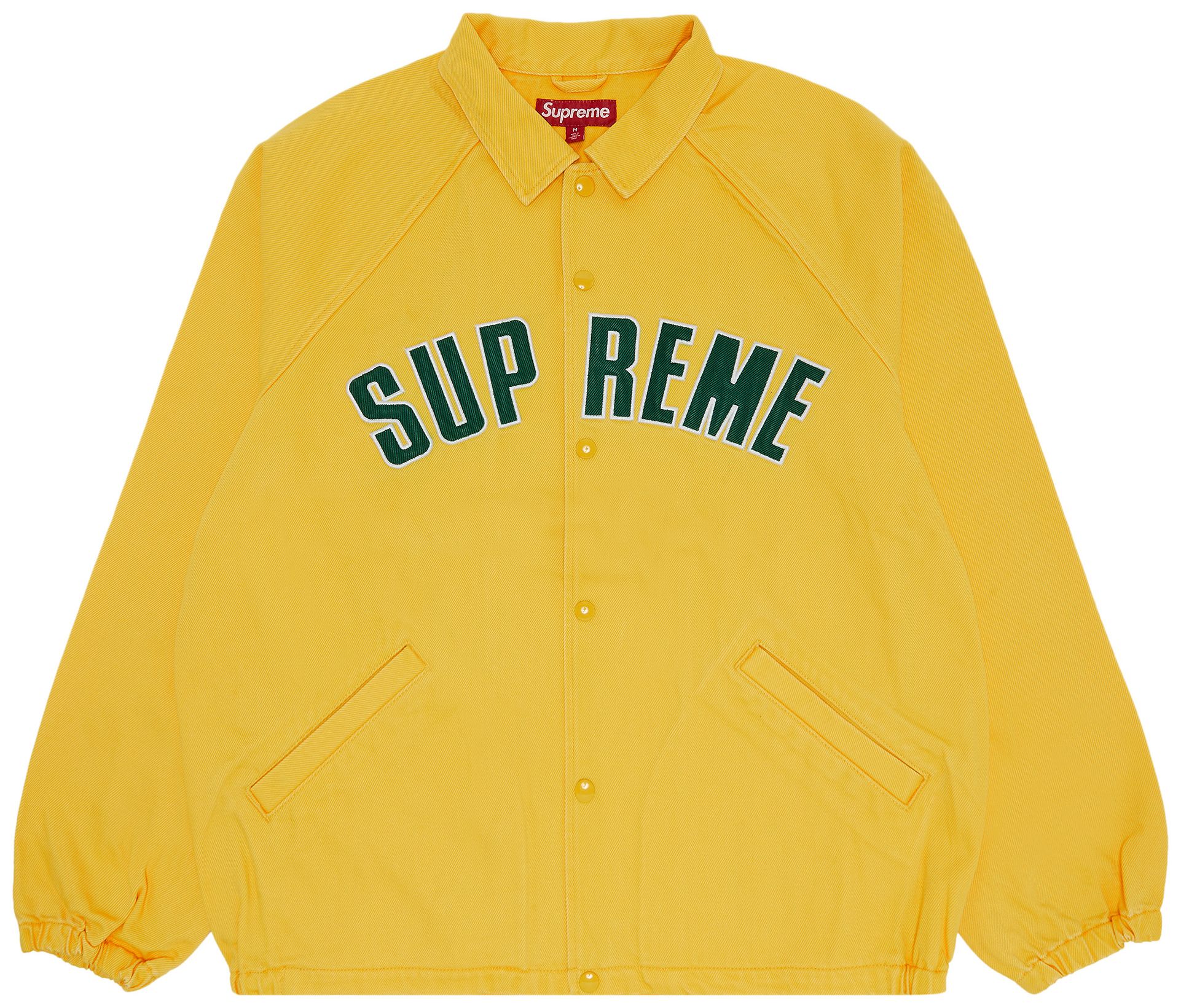Buy Supreme Arc Denim Coaches Jacket 'Yellow' - SS24J85 YELLOW | GOAT
