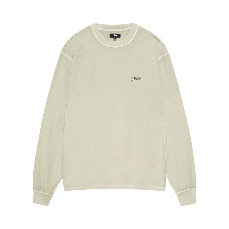 Buy Stussy Lazy Long-Sleeve Tee 'Sage' - 1140333 SAGE | GOAT