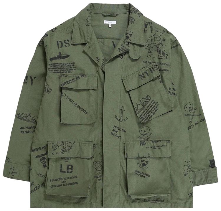 Buy Engineered Garments BDU Jacket 'Olive' - 24S1D002 OLIV | GOAT