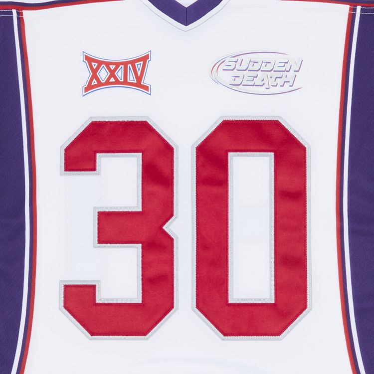 Buy Supreme Sudden Death Football Jersey 'White' - SS24KN28 WHITE | GOAT
