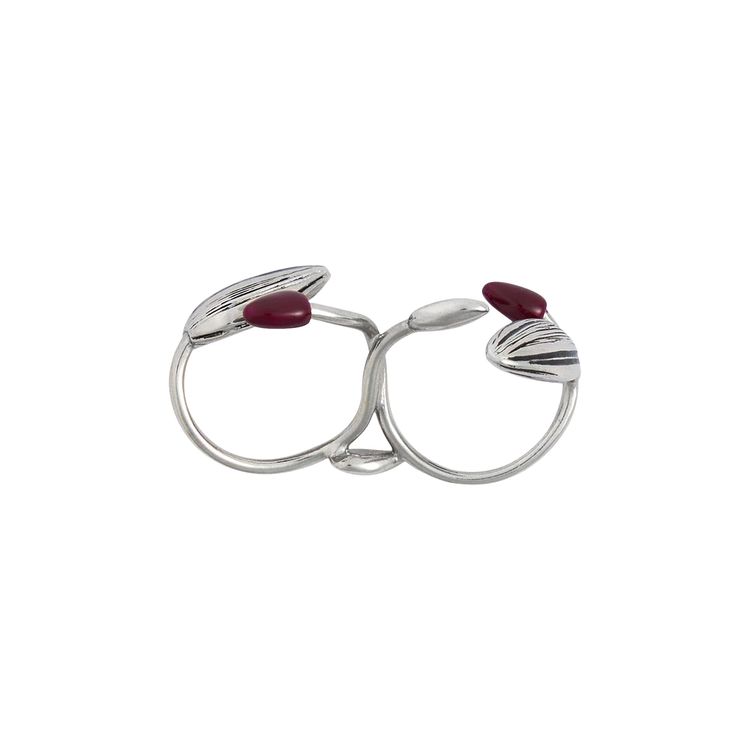 Buy Lemaire Girasol Double Ring 'Silver' - JW0026 LO036 BK927 | GOAT