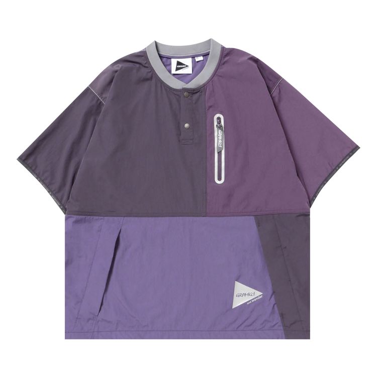 Buy Gramicci x And Wander Patchwork Wind Tee 'Multicolor/Purple' - GUJ4 ...
