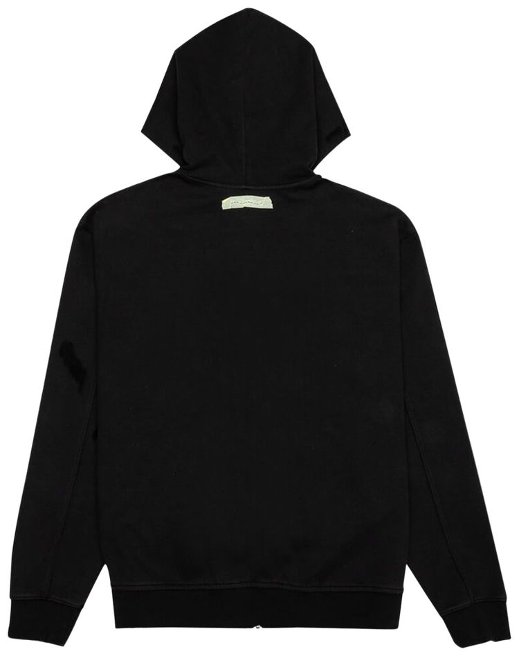 Buy Ader Error Mask Zip-Up Hoodie 'Black' - BTAFWJP06BK | GOAT