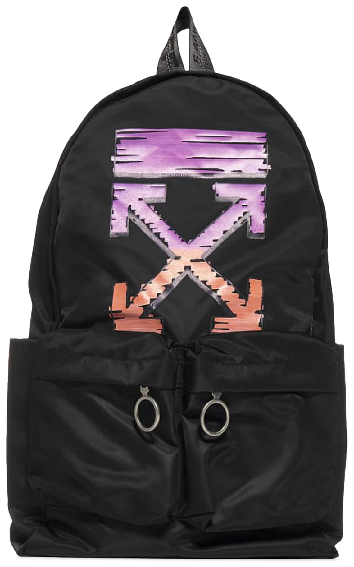 Buy Off-White Marker Backpack 'Black/Fuchsia' - OMNB003R21FAB0021032 | GOAT