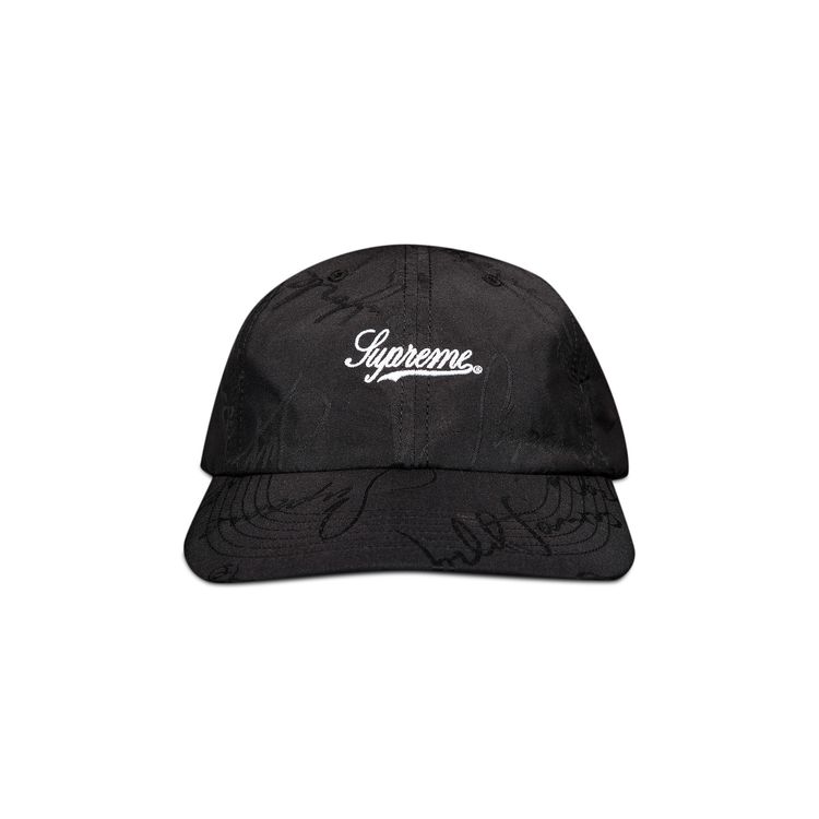 Buy Supreme Script Logos 6-Panel 'Black' - FW20H84 BLACK | GOAT