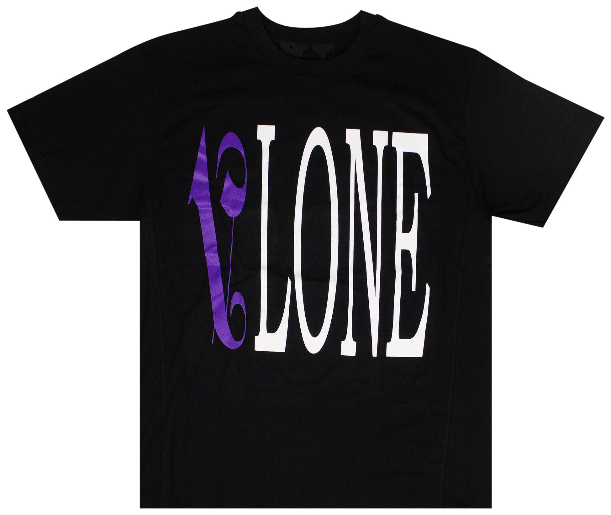 Buy Vlone Logo Short-Sleeve T-Shirt 'Black/Purple' - 1020 100000103LSST ...