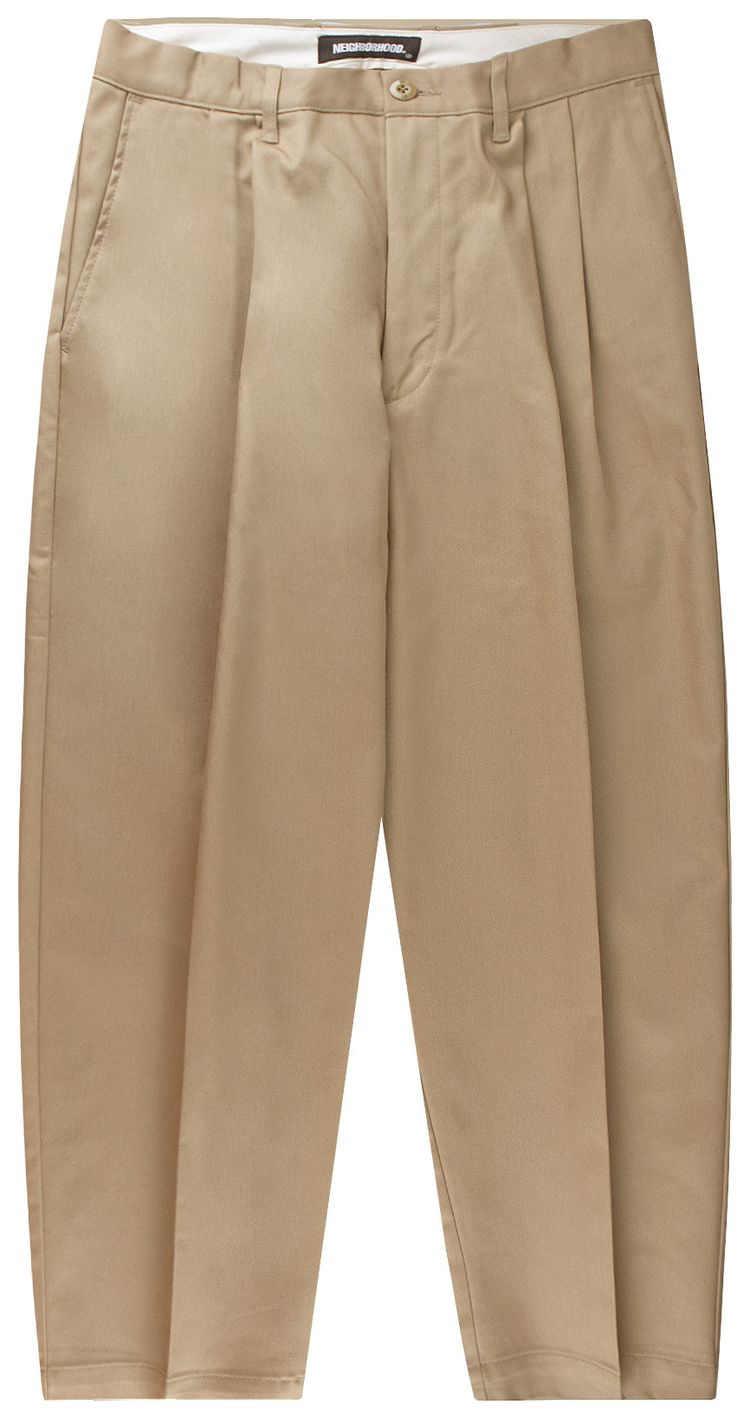 Buy Neighborhood Two Tuck Pant 'Beige' - 202AQNH PTM04 BEIG | GOAT