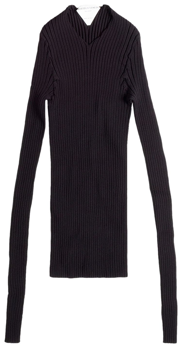 Buy Bottega Veneta Ribbed Techno Skin Sweater 'Black' - 642560 V08D0 ...