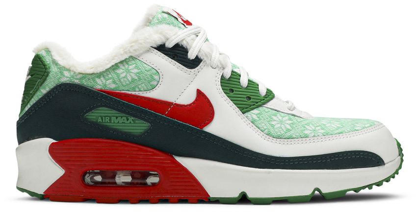 Buy Nike Air Max 90 GS 'Christmas Sweater' - DC1621 100 | GOAT