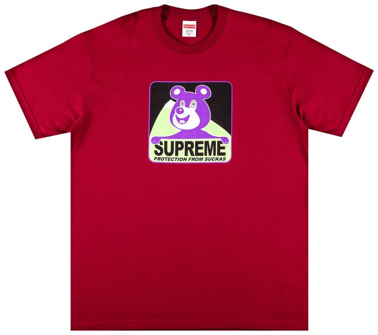 Buy Supreme Bear Tee 'Cardinal' - FW20T13 CARDINAL | GOAT
