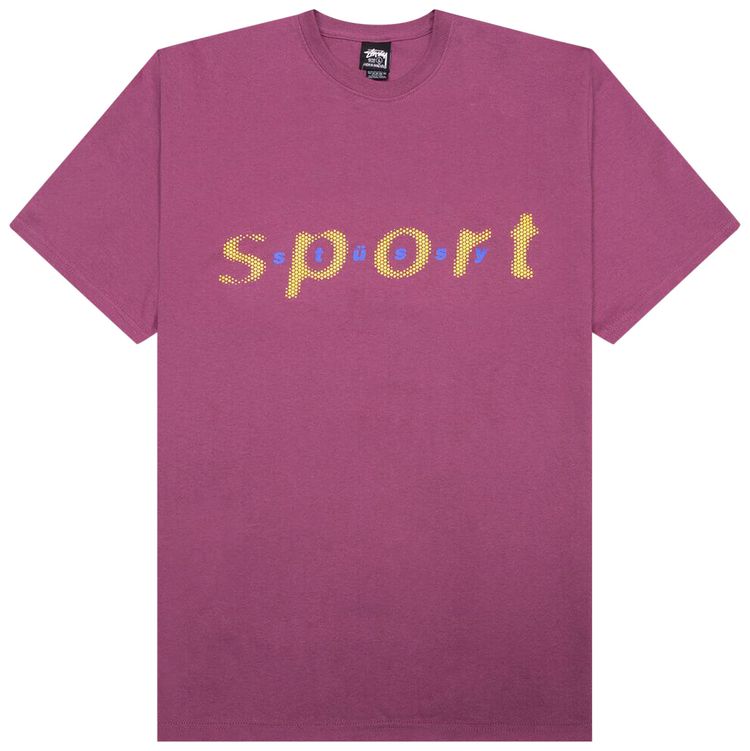 Buy Stussy Dot Sport Tee 'Berry' - 1904998 BERR | GOAT
