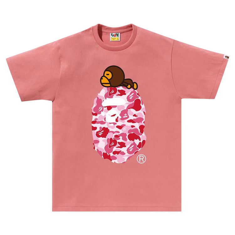 Buy BAPE ABC Camo Milo On Big Ape Tee 'Pink/Pink' - 2K30 110 004 PINK ...