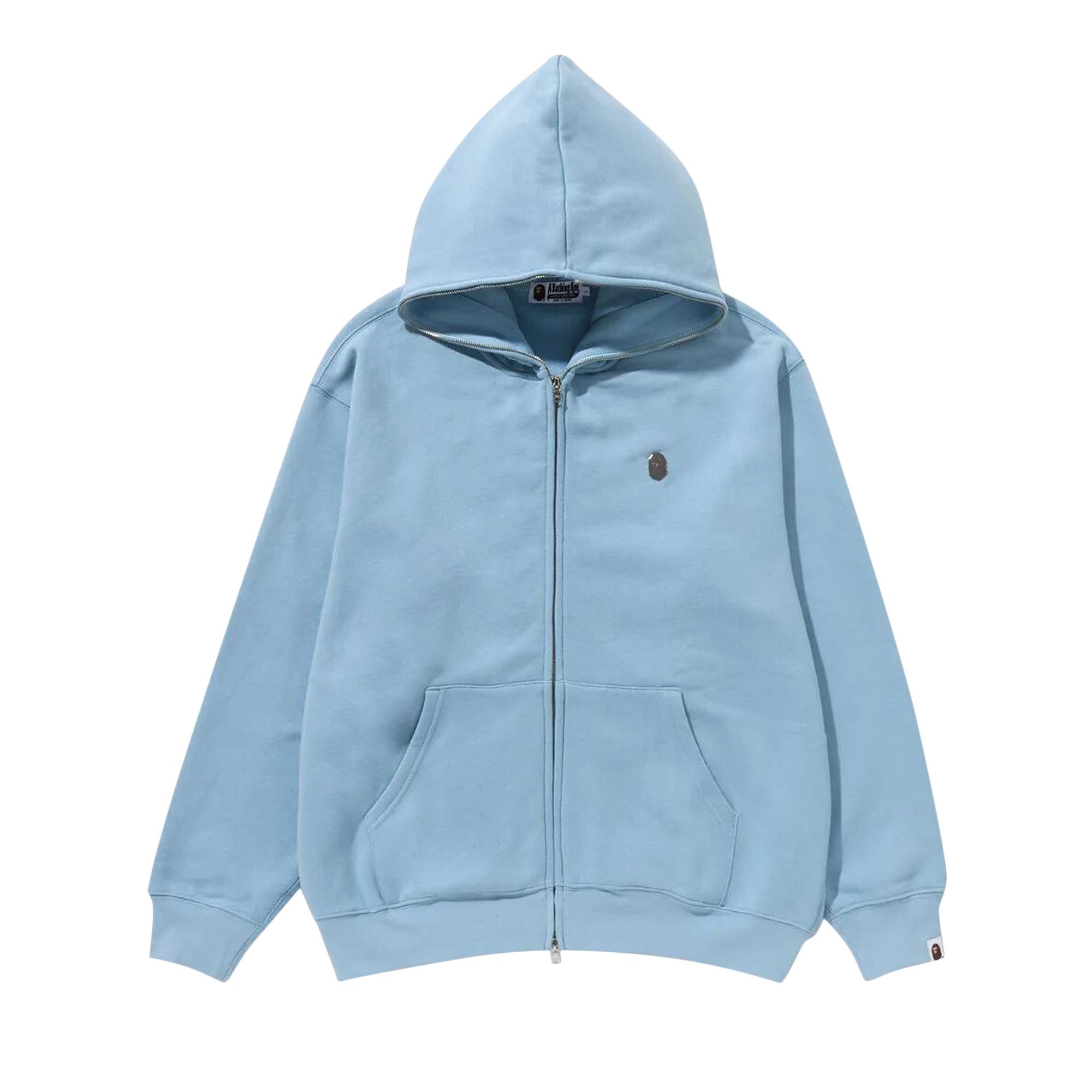 Buy BAPE Metal One Point Full Zip Hoodie 'Sax' - 1J80 115 Buy BAPE Metal One Point Full Zip Hoodie 'Sax' - 1J80 115