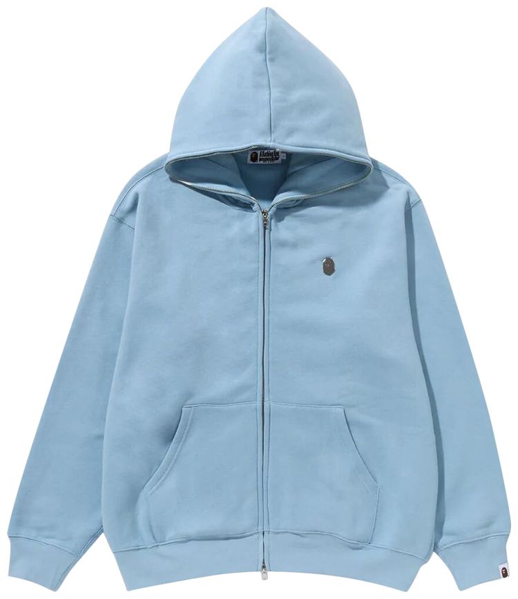 Buy Bape Metal One Point Full Zip Hoodie Sax 1j80 115 051 Sax Goat