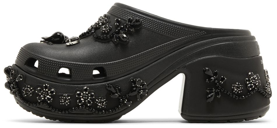 Buy Simone Rocha x Crocs Siren Clog 'Black' - 210142 001 | GOAT