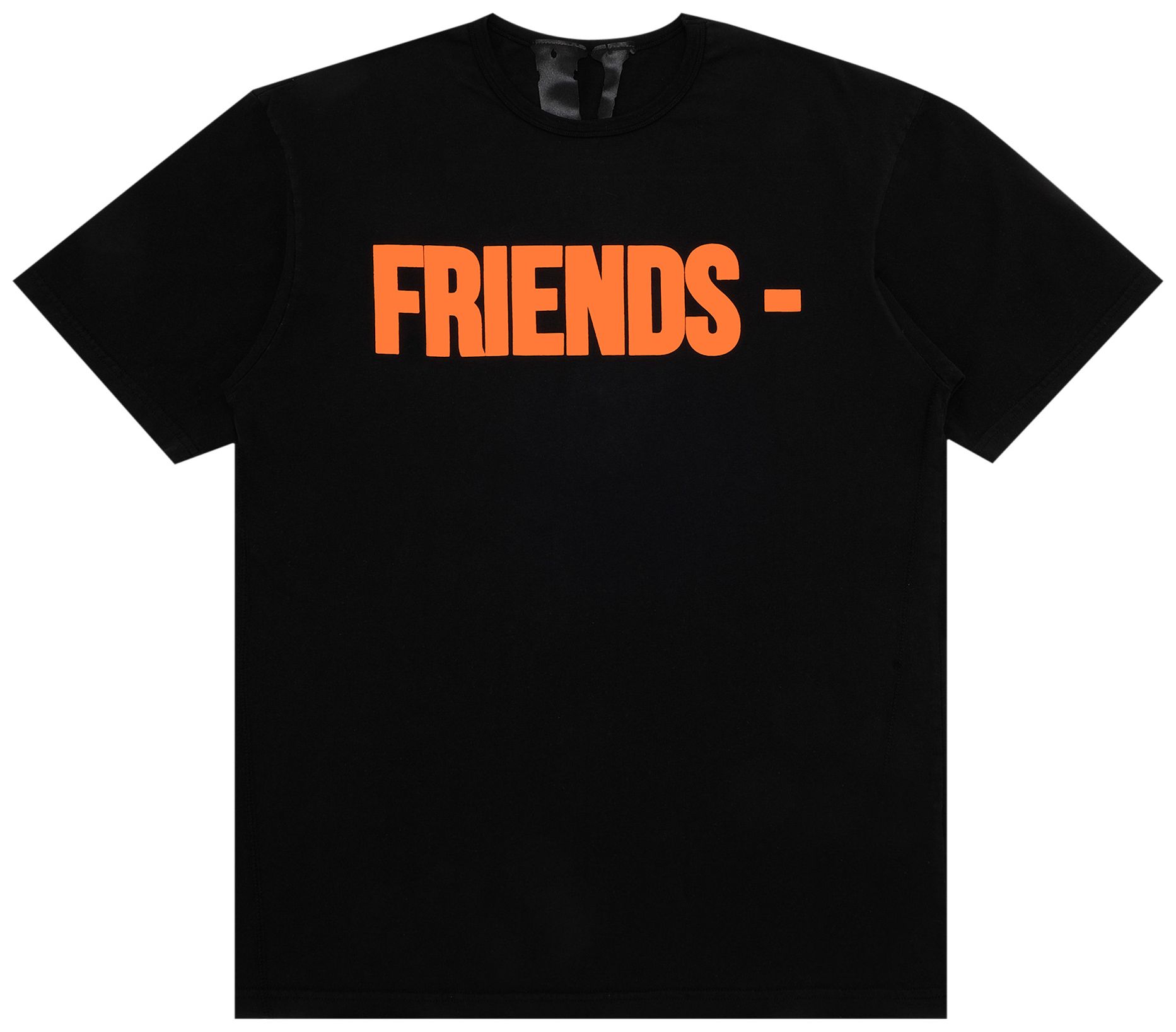 Buy Vlone Friends T-Shirt 'Black/Orange' - 1020 100000103FTS ORAN | GOAT