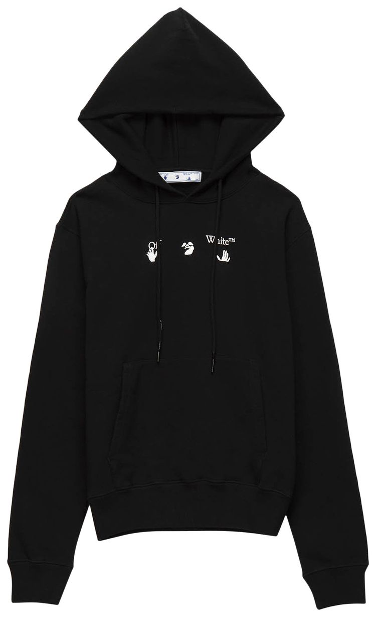 Buy Off-White Peace Worldwide Slim Hoodie 'Black ...
