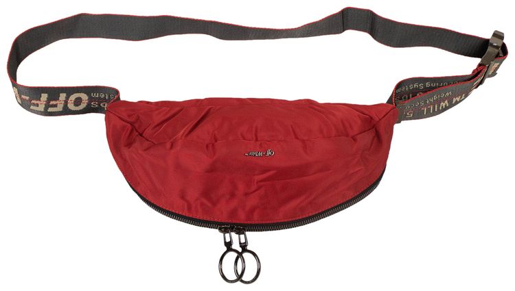 Buy Off-White Basic Fannypack 'Red' - OMNA074E19E480022000 | GOAT