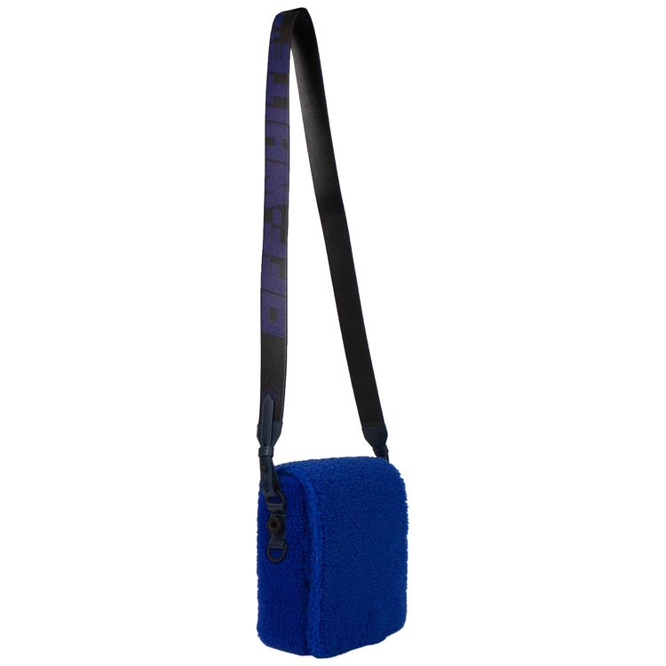 Buy Off-White Fuzzy Binder Messenger Bag 'Blue' - OMNA056F190310023000 ...