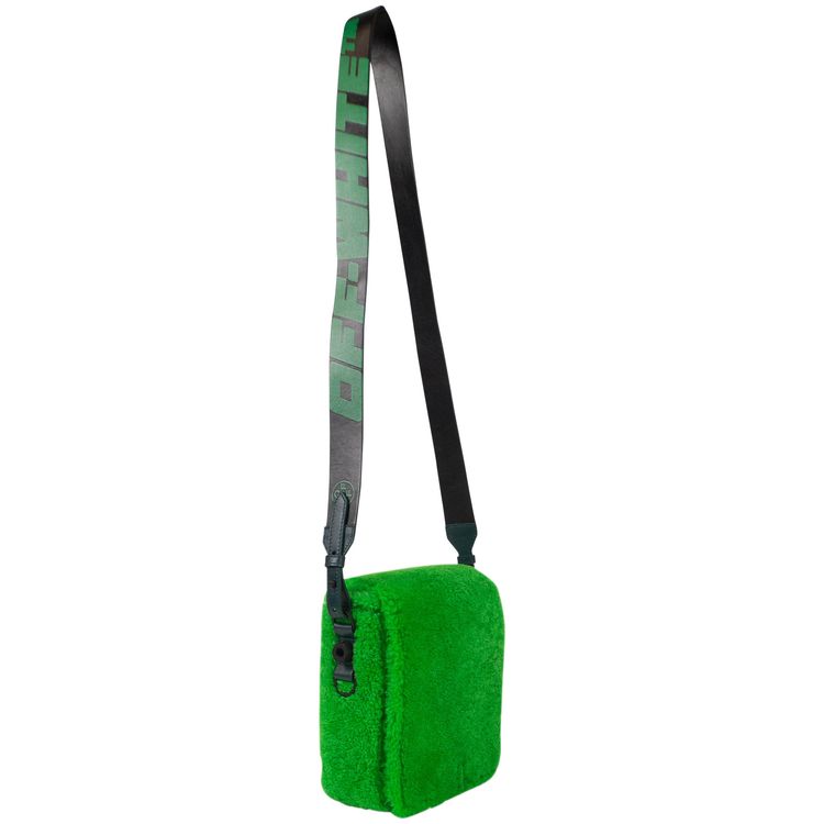 Buy Off-White Fuzzy Binder Messenger Bag 'Green' - OMNA056F190310024000 ...