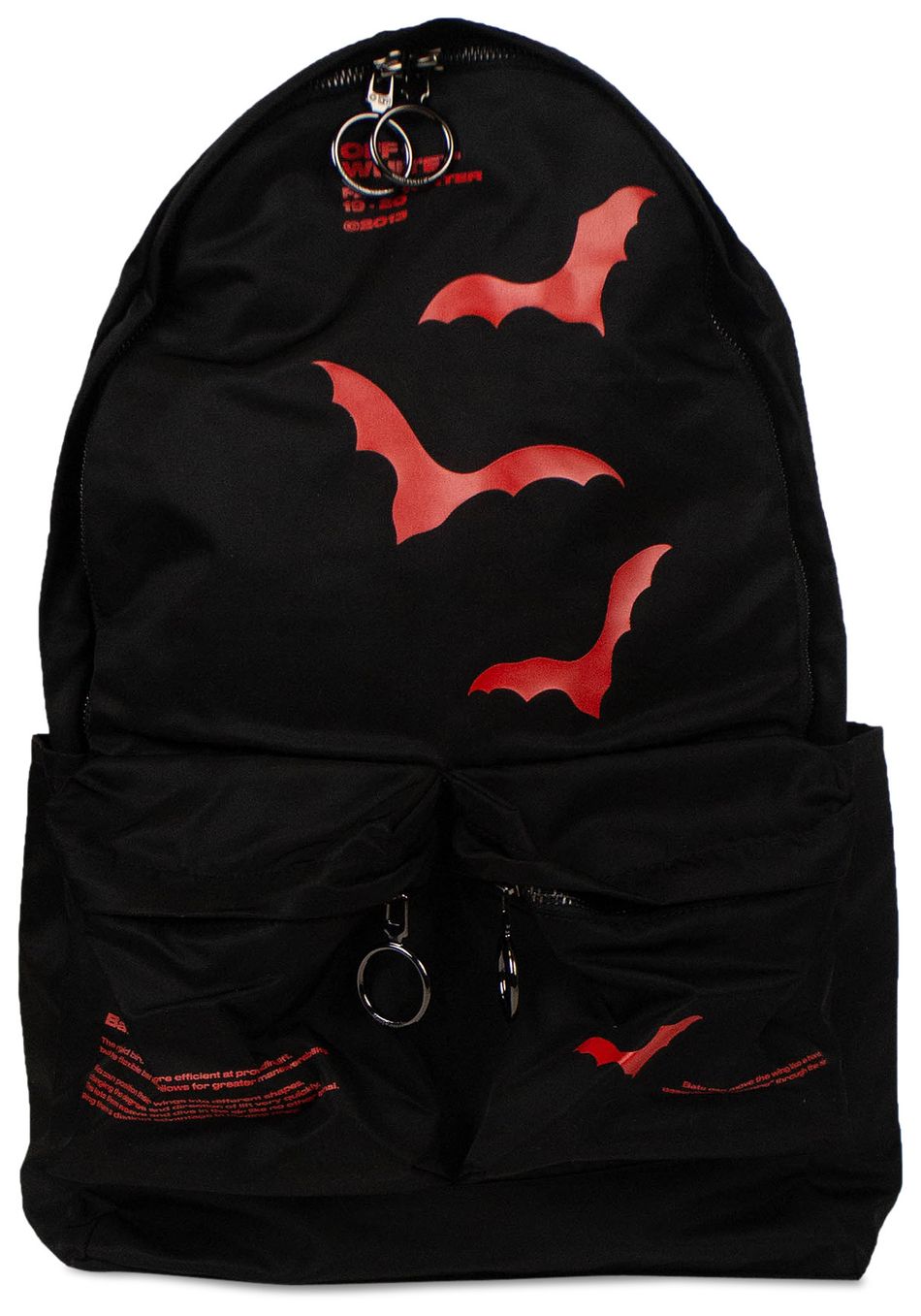 Buy Off-White Bats Backpack 'Black/Red' - OMNB003E19E480071020 | GOAT