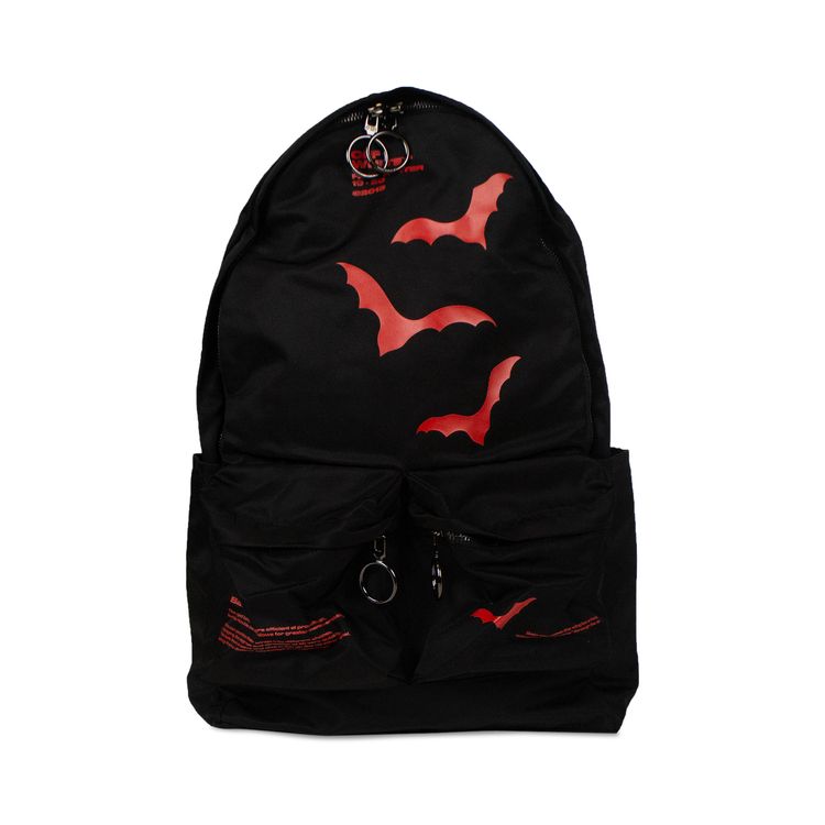 Buy Off-White Bats Backpack 'Black/Red' - OMNB003E19E480071020 | GOAT