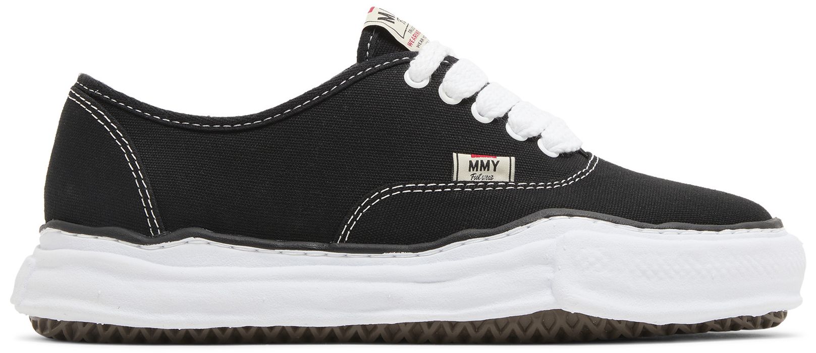 Buy Maison Mihara Yasuhiro Baker OG Sole Canvas Low 'Black' - A02FW704 BLK | GOAT