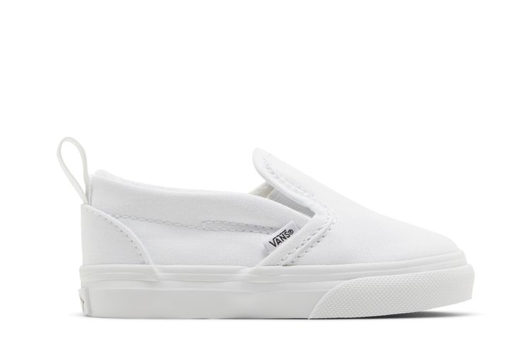 Buy Slip-On V Toddler 'Triple White' - VN0A3488QLZ | GOAT